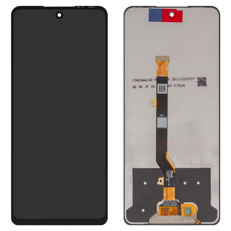 LCD compatible with Tecno Pova 5 Pro (LH8n), Spark 10 Pro, (black ...