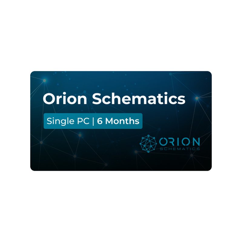 Orion Schematics - Single PC / 6 Months - All Spares