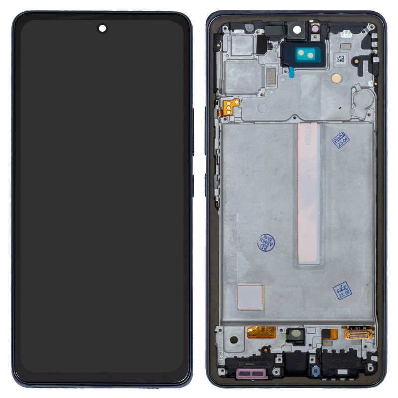 LCD compatible with Samsung A536 Galaxy A53 5G, (black, with frame ...